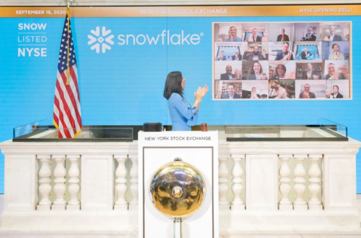 2020: Ντεμπούτο της μετοχής της Snowflake